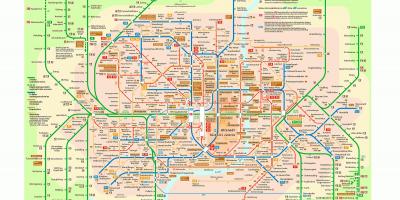 Munich mapa Mapas de Munich (Baviera - Alemania)